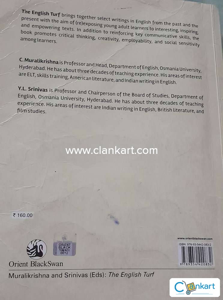 Buy 'The English Turf' Book In Excellent Condition At Clankart.com