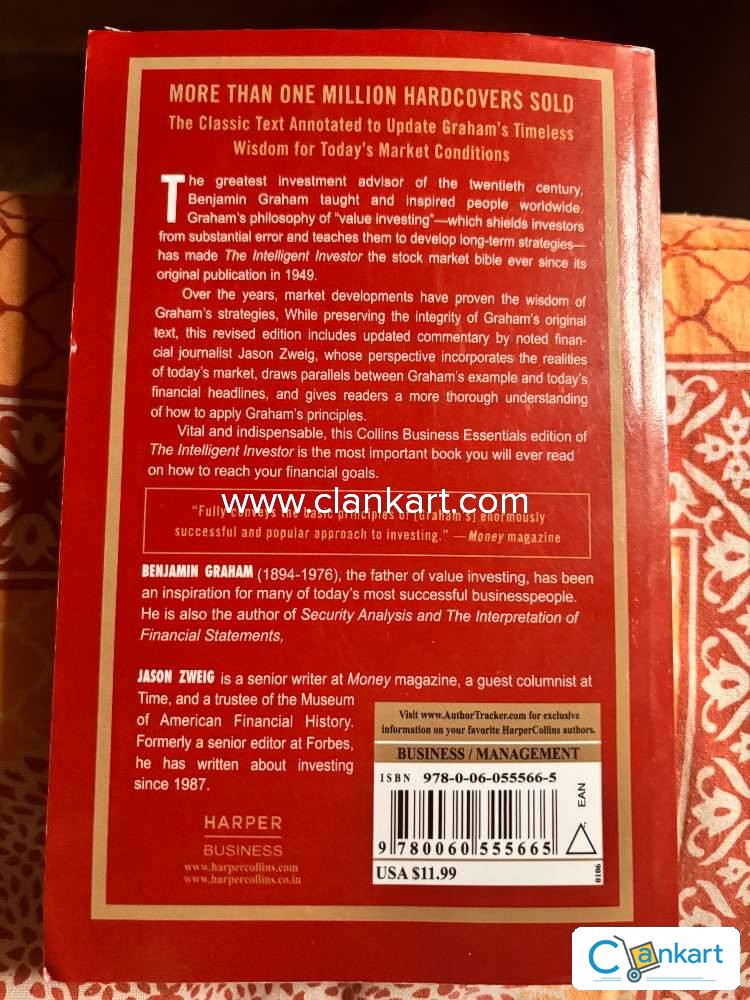 Buy 'The Intelligent Investor' Book In Excellent Condition At Clankart.com