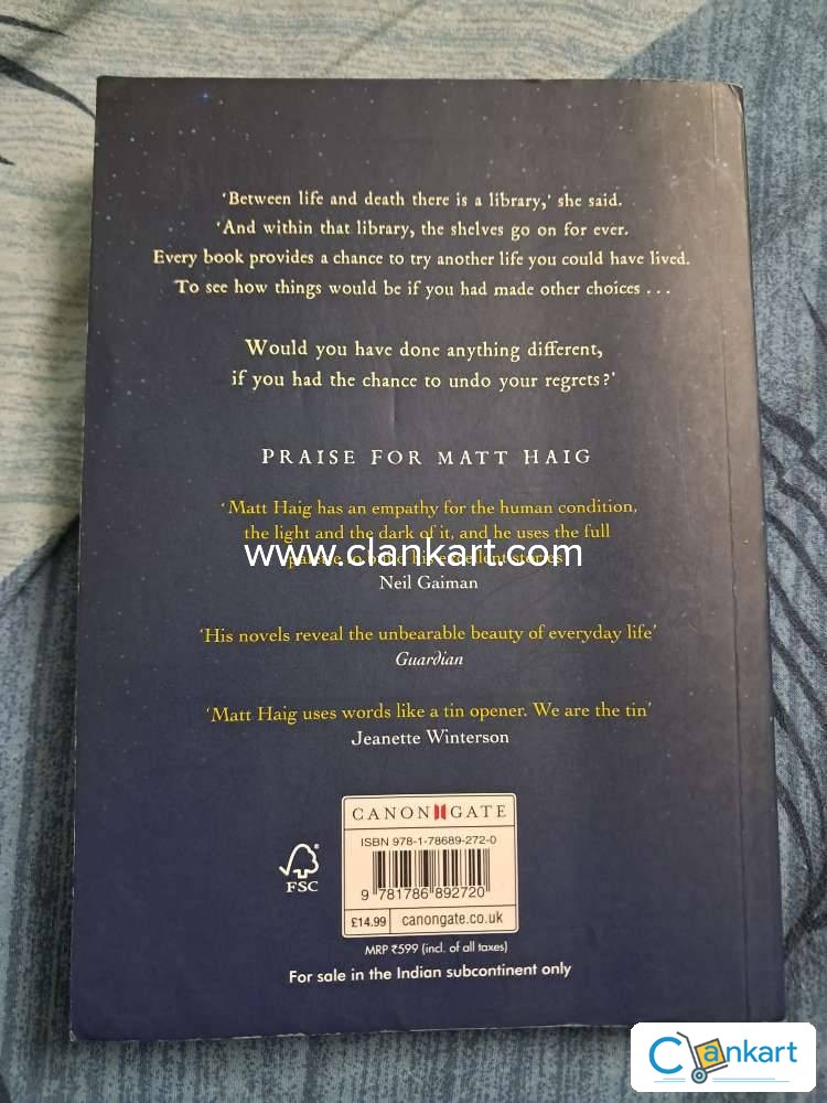Buy 'The Midnight Library' Book In Excellent Condition At Clankart.com