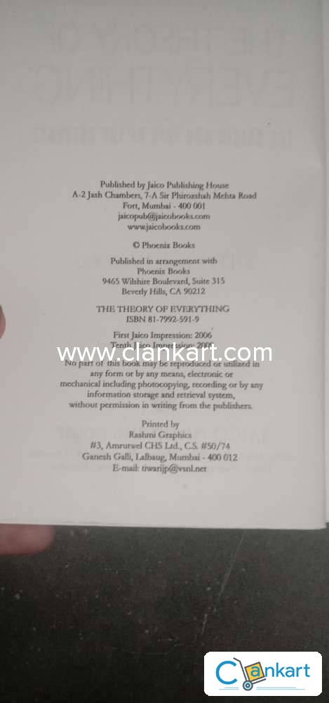Buy 'The Theory Of Everything: The Origin And Fate Of The Universe ...