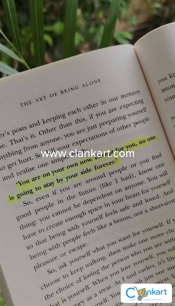 Buy 'The Art Of Being Alone' Book In Excellent Condition At Clankart.com