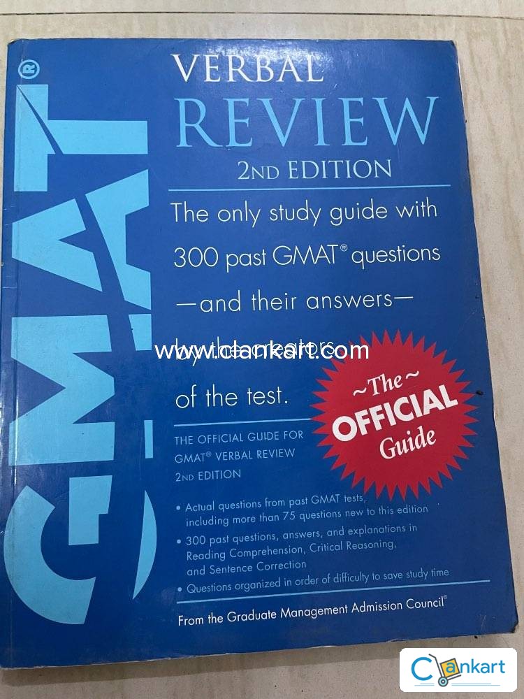 Buy 'GMAT Verbal Review' Book In Good Condition At Clankart.com