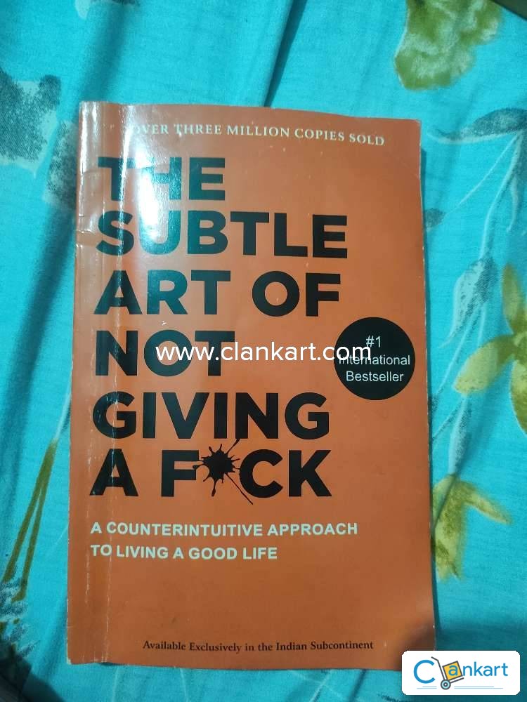 Buy 'The Subtle Art Of Not Giving A F*ck: A Counterintuitive Approach ...