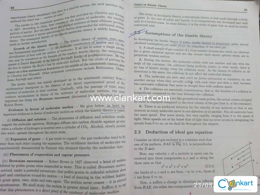 Buy 'Thermal Physics' Book In Good Condition At Clankart.com