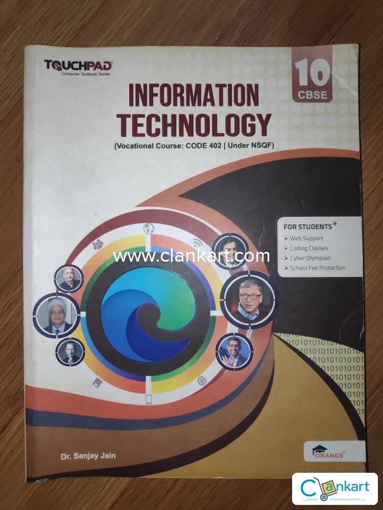 Buy 'Touchpad Information Technology Class 10' Book In Good Condition ...
