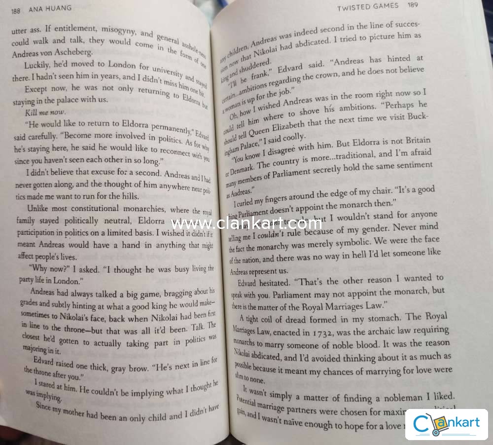 Buy 'Twisted Games (Twisted, #2)' Book In Excellent Condition At Clankart.com