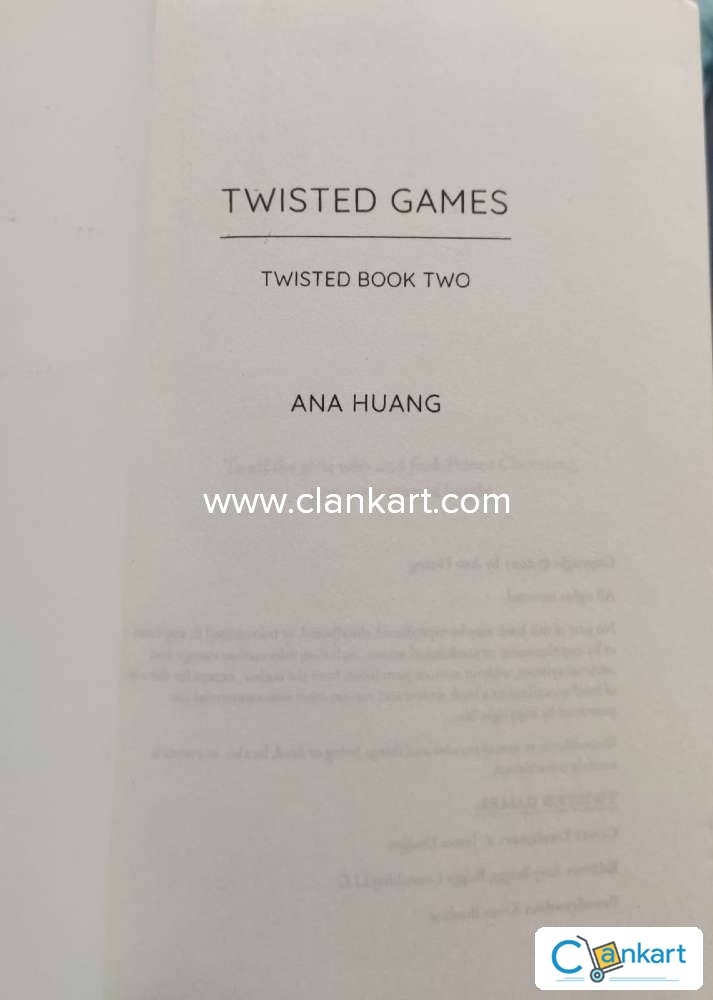 Buy 'Twisted Games (Twisted, #2)' Book In Excellent Condition At Clankart.com