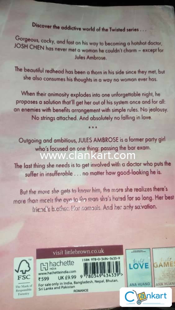 Buy 'Twisted Hate (Twisted, #3)' Book In Excellent Condition At ...