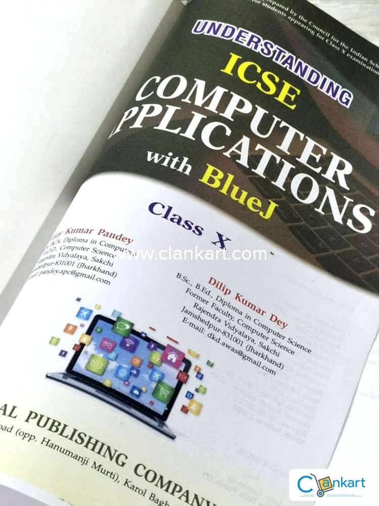 Buy 'Understanding ICSE Computer Applications With Blue J Class- X ...