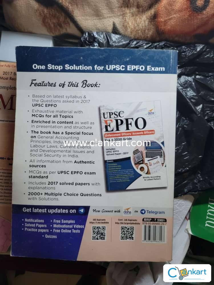 Buy 'UPSC EPFO (Enforcement Officers/ Accounts Officers) Exam 2020 ...