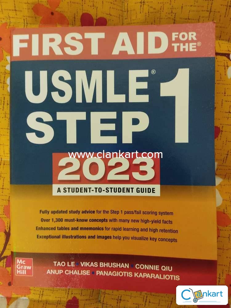Buy 'USMLE STEP 1 FIRST AID' Book In Excellent Condition At Clankart.com