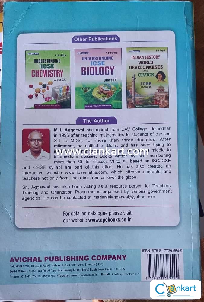 Buy 'Understanding ICSE Mathematics Class- IX' Book In Excellent ...