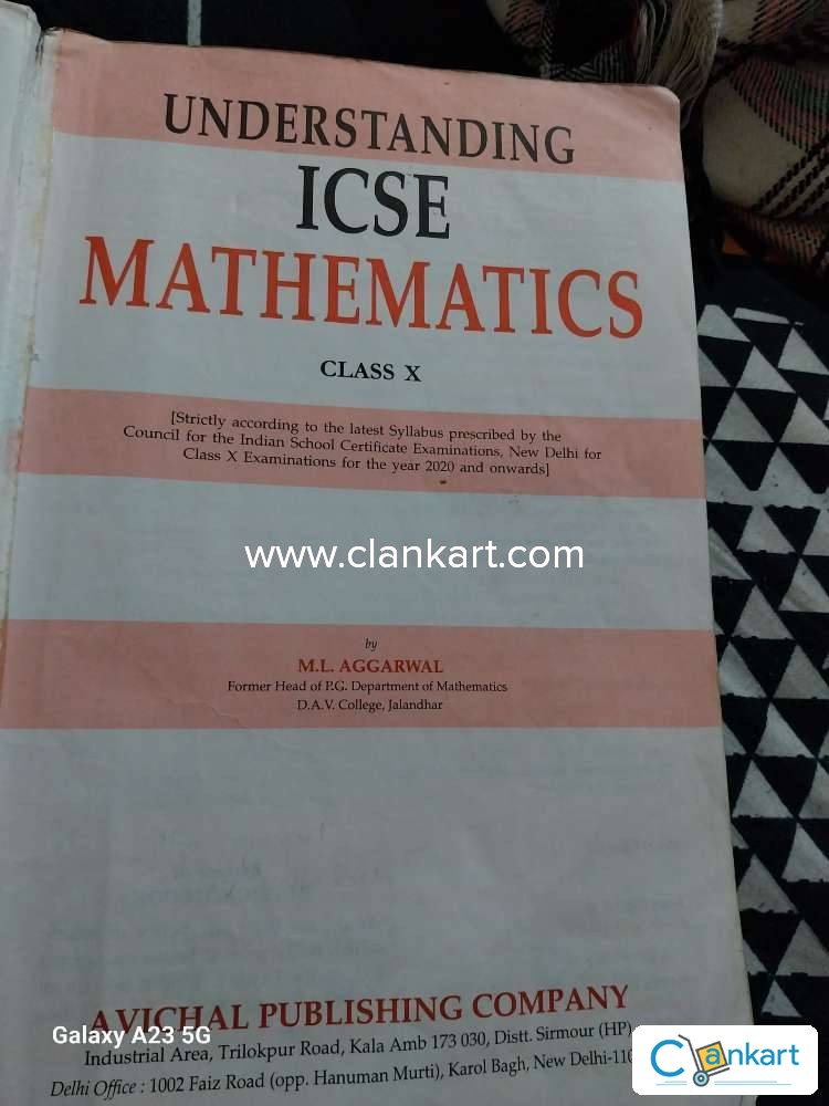 Buy 'Understanding ICSE Mathematics Class- X' Book In Good Condition At ... Buy 'Understanding ICSE Mathematics Class- X' Book In Good Condition At ...