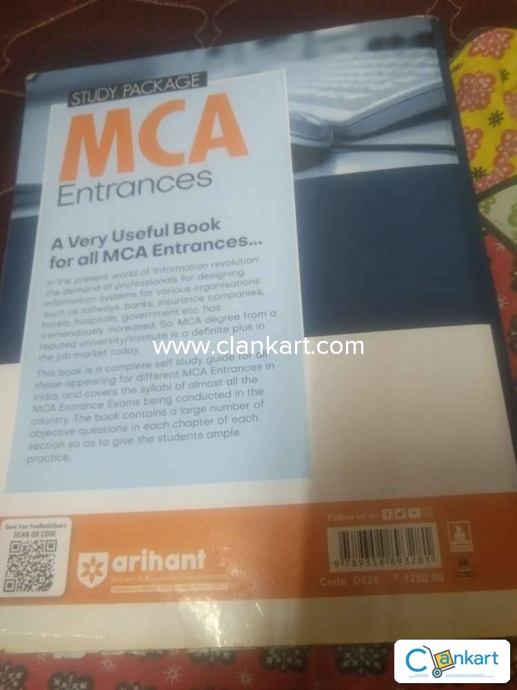 Buy 'Arihant,MCA Entrances,Amit M. Agarwal' Book In Excellent Condition ...