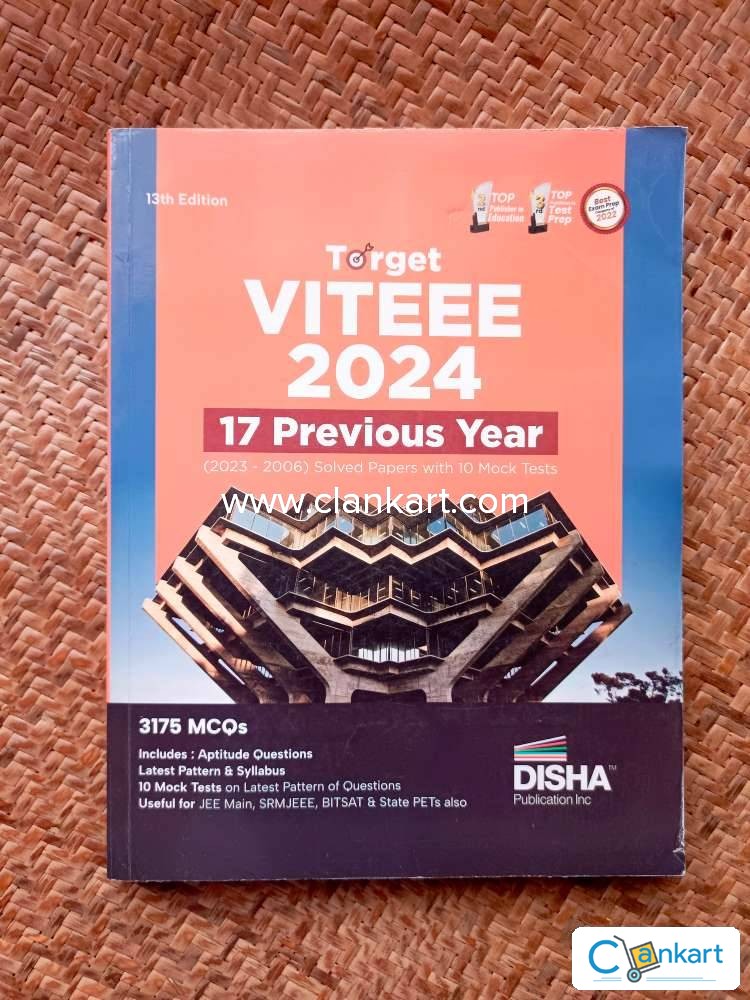 Buy 'Target VITEEE 2024 - 17 Previous Year (2023 - 2006) Solved Papers ...