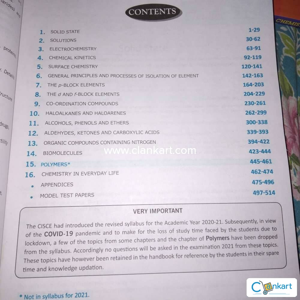 Buy 'Vatsal ISC HANDBOOK OF CHEMISTRY CLASS 12' Book In Excellent ... Buy 'Vatsal ISC HANDBOOK OF CHEMISTRY CLASS 12' Book In Excellent ...