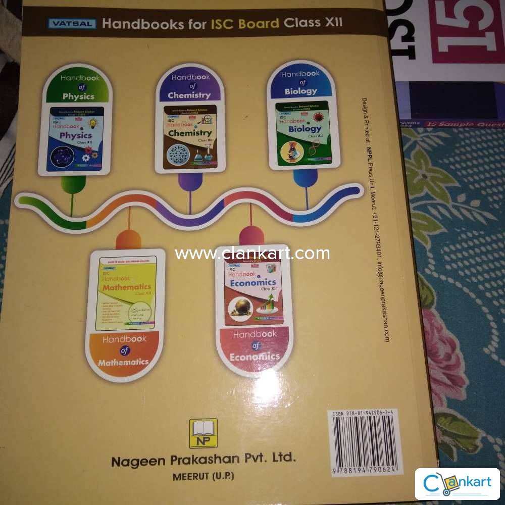 Buy 'Vatsal ISC HANDBOOK OF CHEMISTRY CLASS 12' Book In Excellent ... Buy 'Vatsal ISC HANDBOOK OF CHEMISTRY CLASS 12' Book In Excellent ...