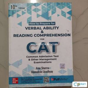 Buy 'VERBAL ABILITY AND READING COMPREHENSION FOR CAT' Book In Excellent Condition At Clankart.com
