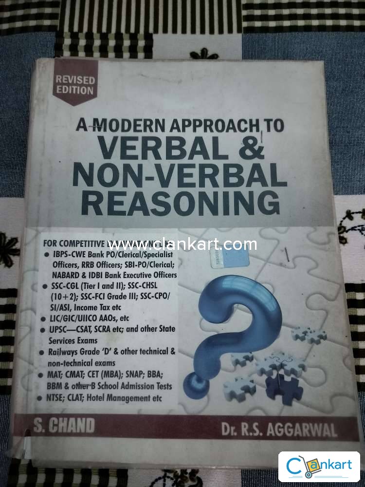 Buy 'A Modern Approach To Verbal & Non-Verbal Reasoning' Book In ...