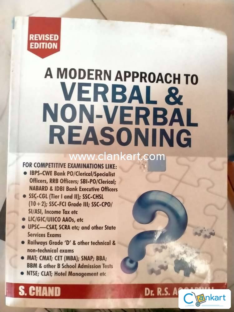 Buy 'A Modern Approach To Verbal & Non-Verbal Reasoning' Book In ...