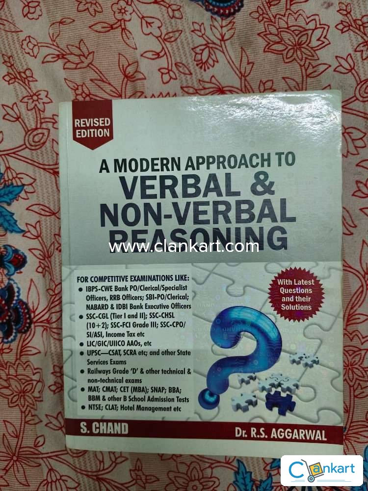 Buy 'A Modern Approach To Verbal & Non-Verbal Reasoning' Book In ...