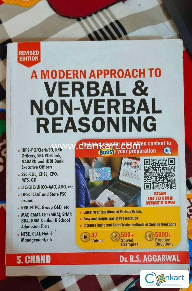 Buy 'Verbal And Non Verbal Reasoning' Book In Excellent Condition At ...