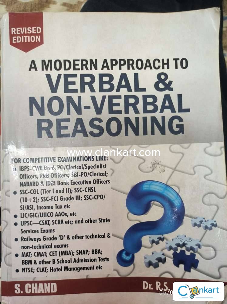 Buy 'A Modern Approach To Verbal & Non-Verbal Reasoning' Book In ...