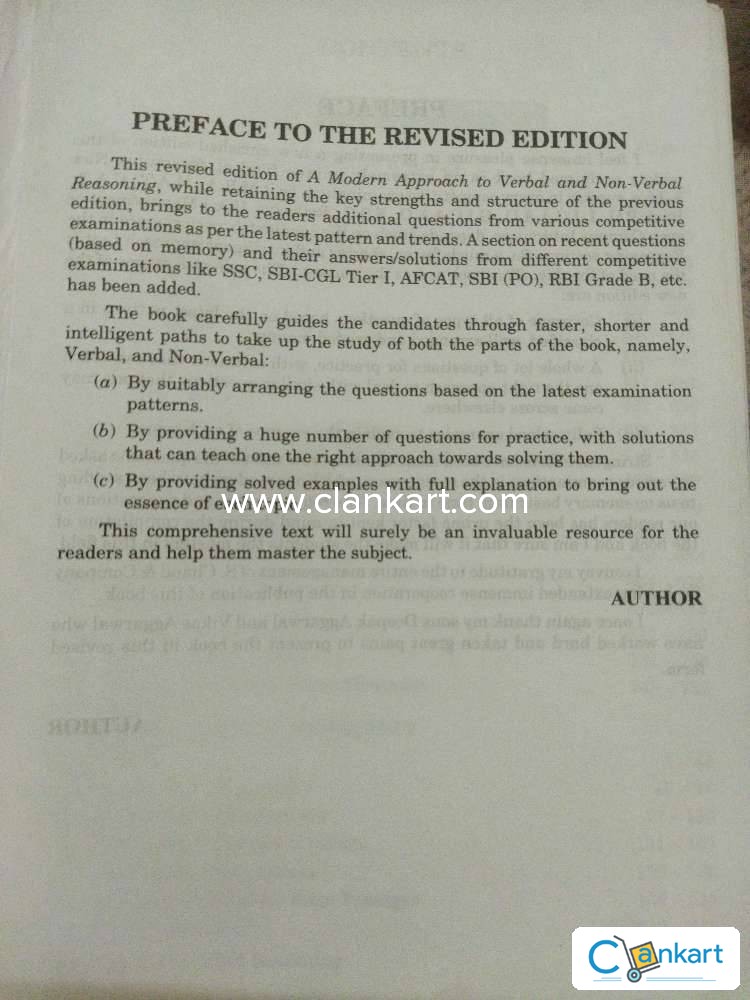 Buy 'A Modern Approach To Verbal And Non-Verbal Reasoning' Book In ...