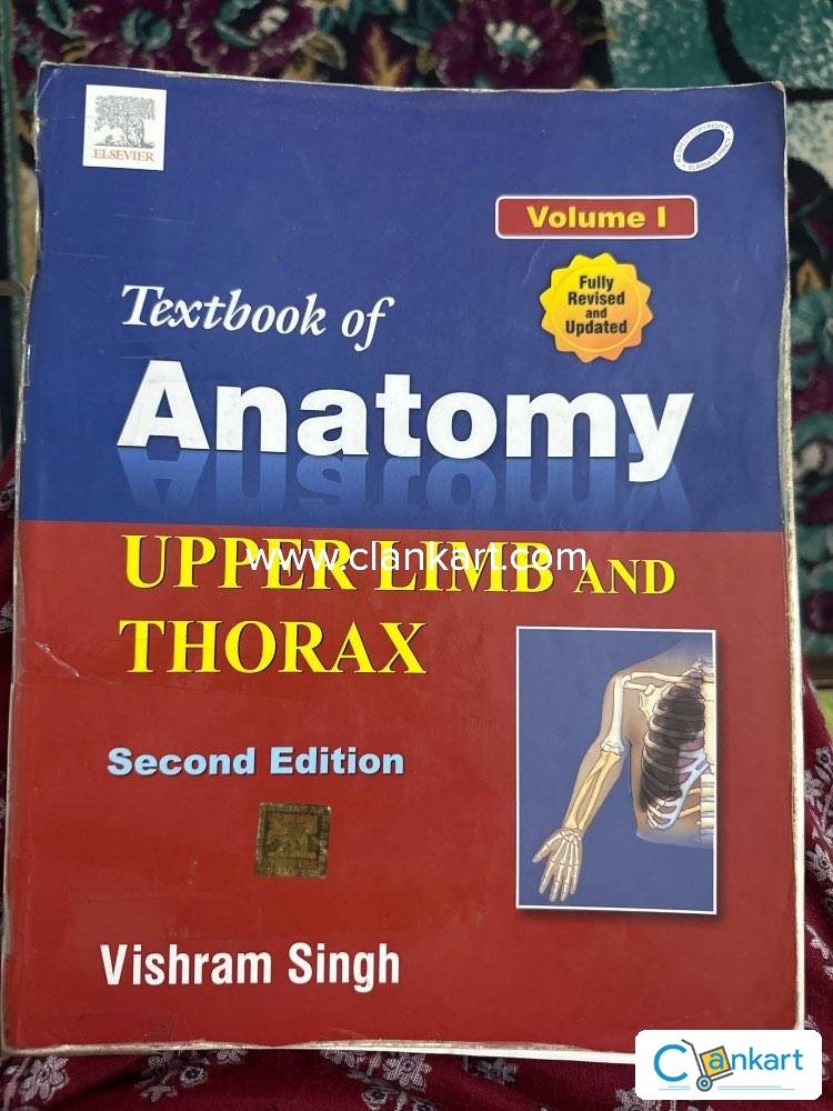 Buy 'Vishram Singh Textbook Of Anatomy Volume 1 (Upper Limb & Thorax ...