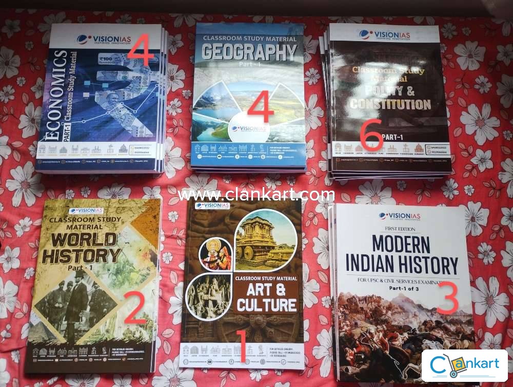 Buy 'Study Materials: Polity - 6 Modern Indian History - 3 Economics ...