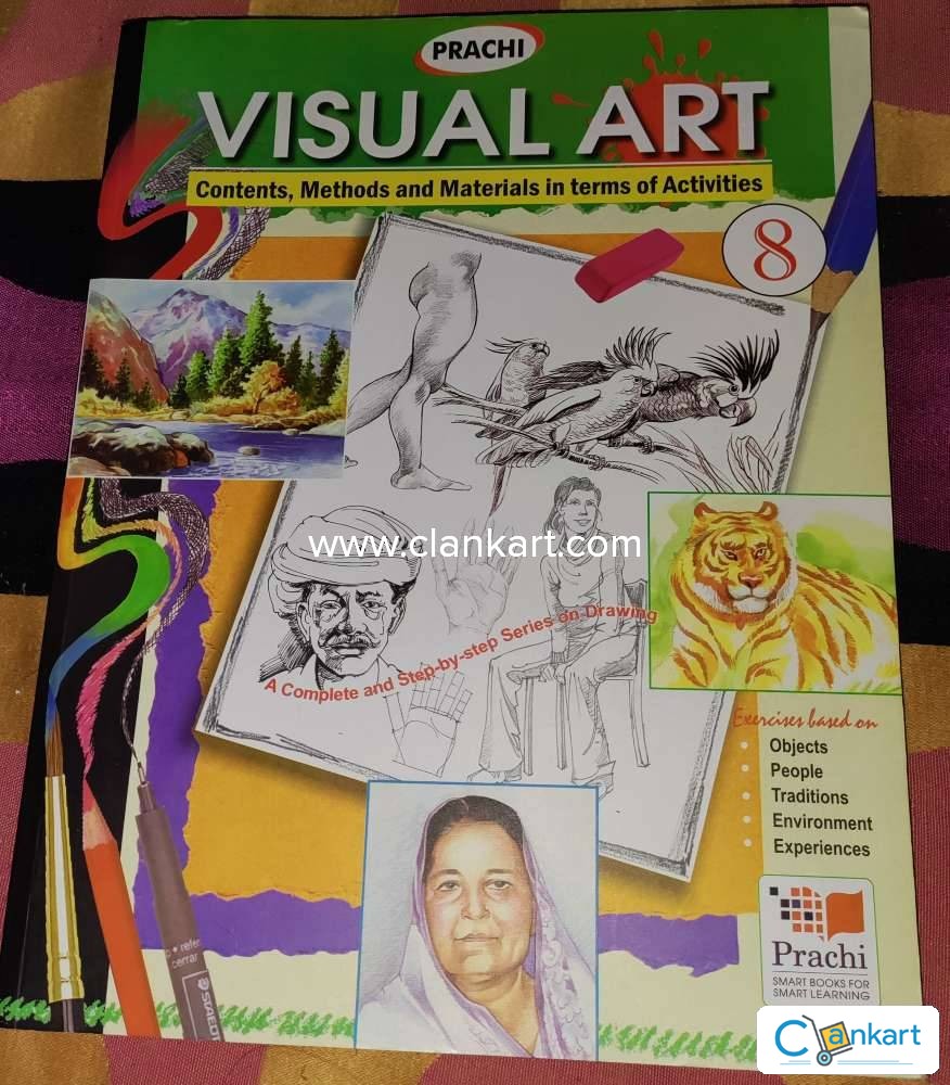 Buy 'Visual Arts Class 8 (With Material)' Book In Excellent Condition ...