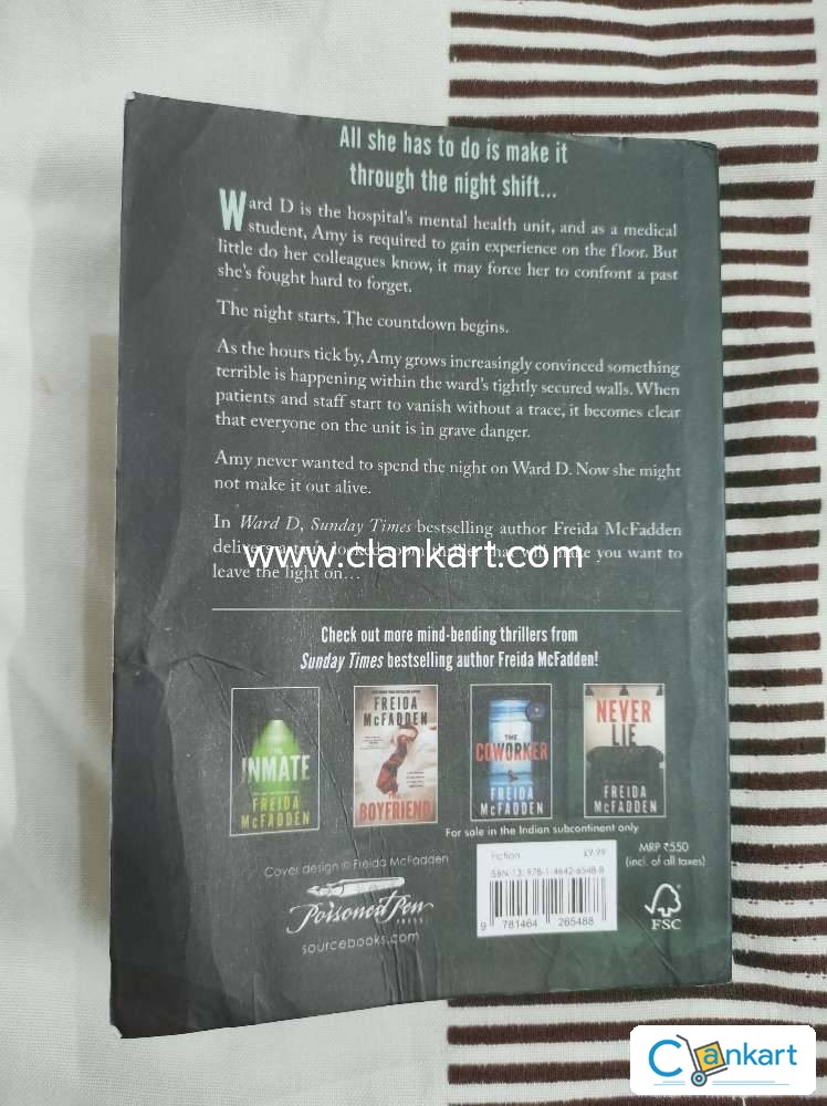 Buy 'Ward D Frieda McFadden' Book In Good Condition At Clankart.com