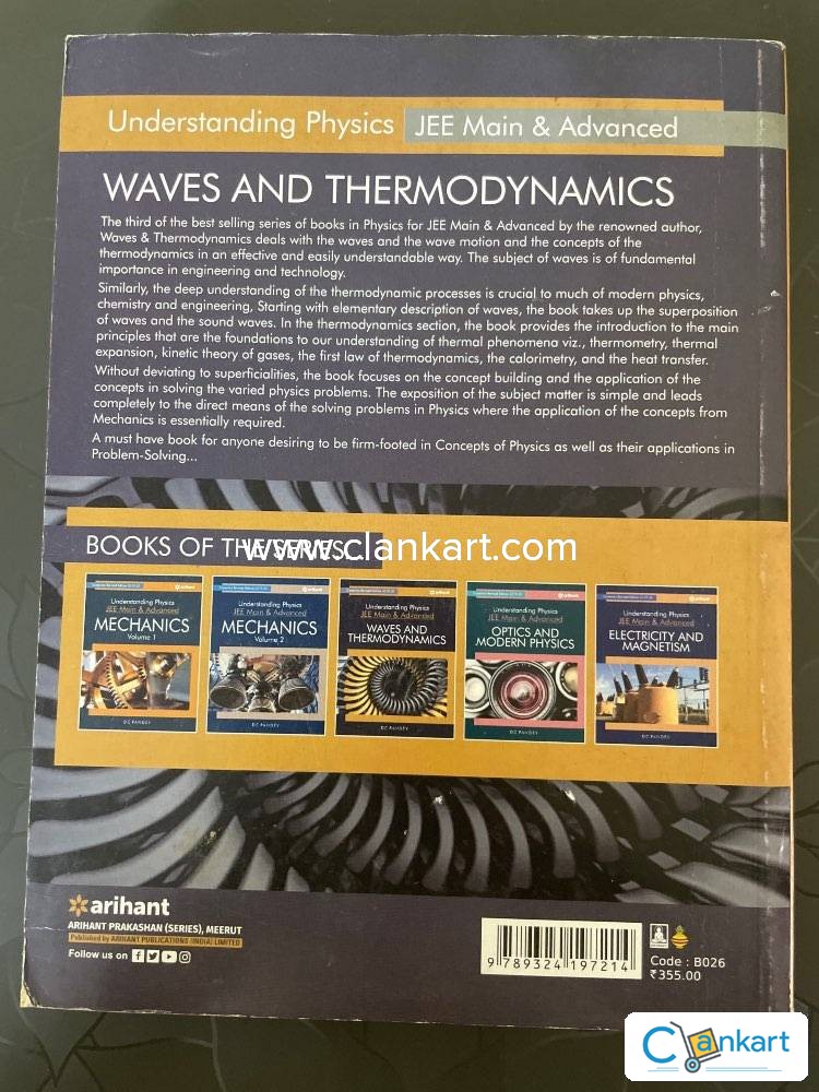 Buy 'Understanding Physics For JEE Main And Advanced Waves And ...