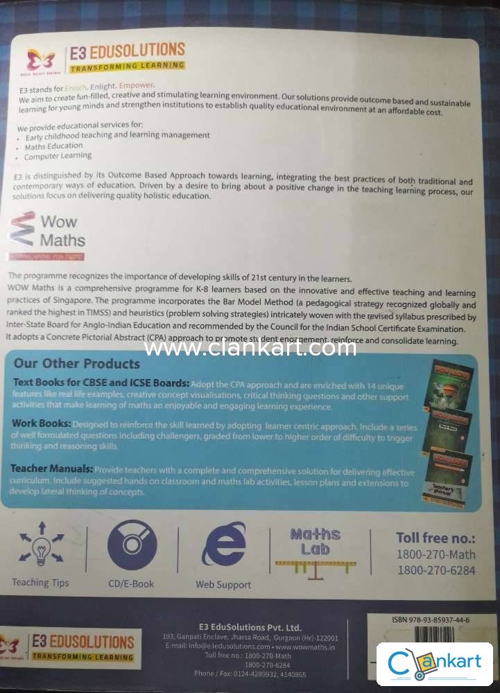 Buy 'Wow Maths' Book In Good Condition At Clankart.com