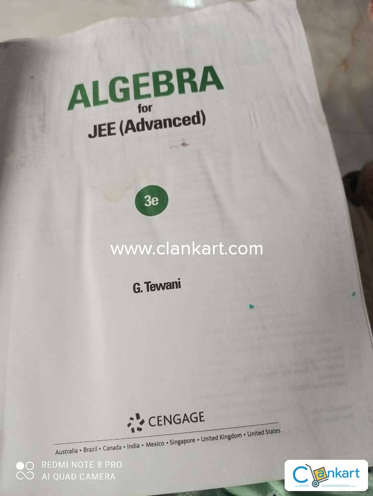 Buy 'cengage Mathematics' Book In Fair Condition At Clankart.com