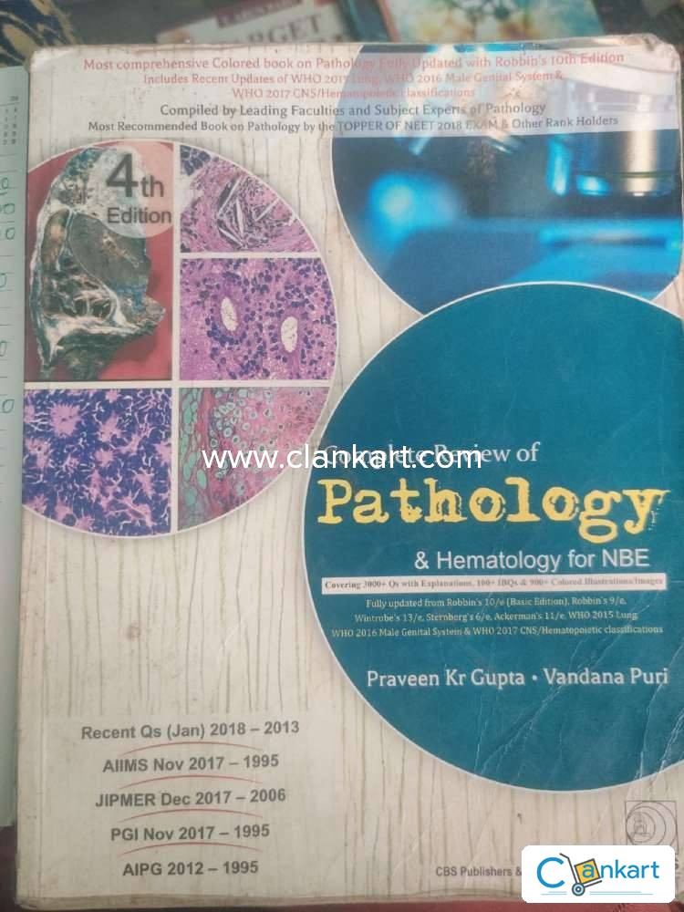 Buy 'Complete Review Of Pathology & Hematology For NBE' Book In ...