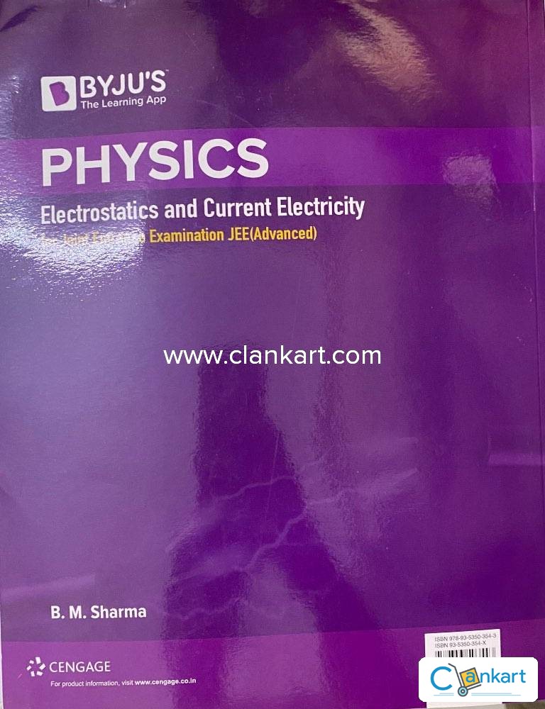 Buy 'physics Alectrostatic And Current Electricity For JEE Advanced ...