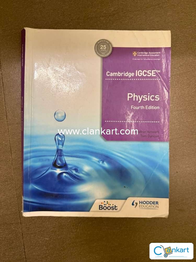 Buy 'Cambridge IGCSE Physics 4th Edition' Book In Excellent Condition At Clankart.com
