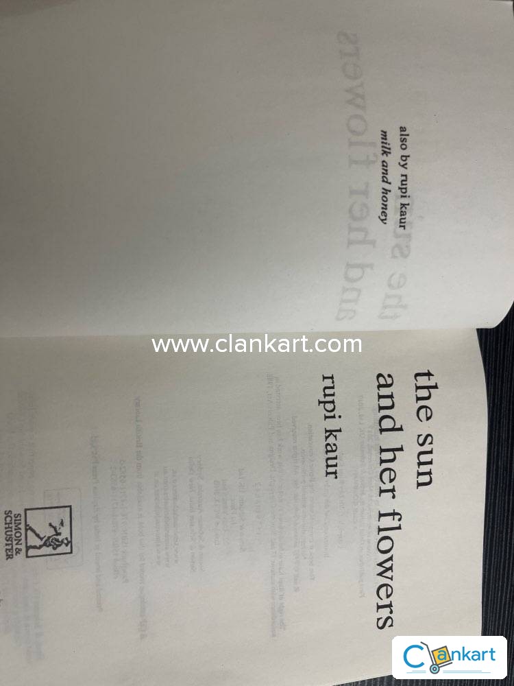 Buy 'The Sun And Her Flowers' Book In Excellent Condition At Clankart.com