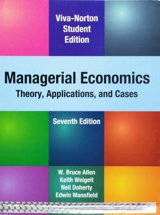 Buy 'Managerial Economics: Theory, Applications, And Cases' Book In ...